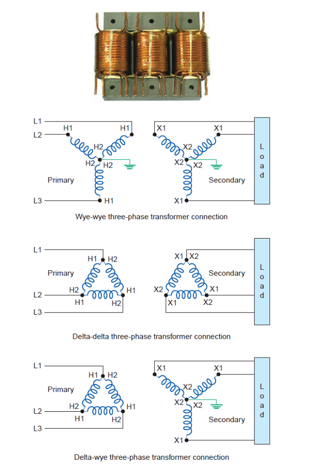 Common WYE and DELTA Transformer Connections | Elec Eng World