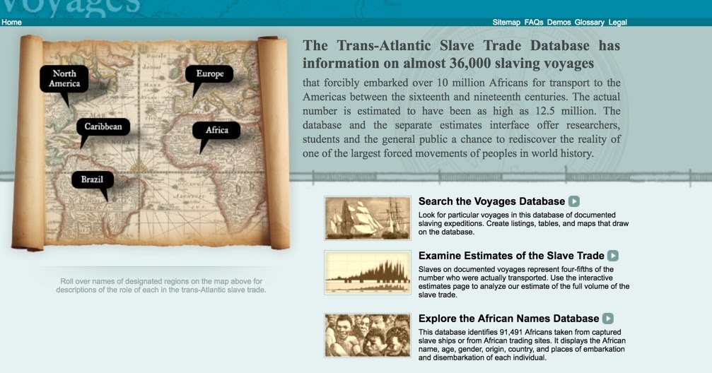 World History Teachers Blog: Trans-Atlantic Slave Trade Atlas