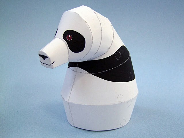 Papercraft Kizuna Panda - Papercraft4u | Free Papercrafts, Paper Toys ...