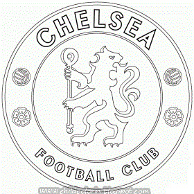 Emblem of Chelsea FC Coloring ~ Child Coloring