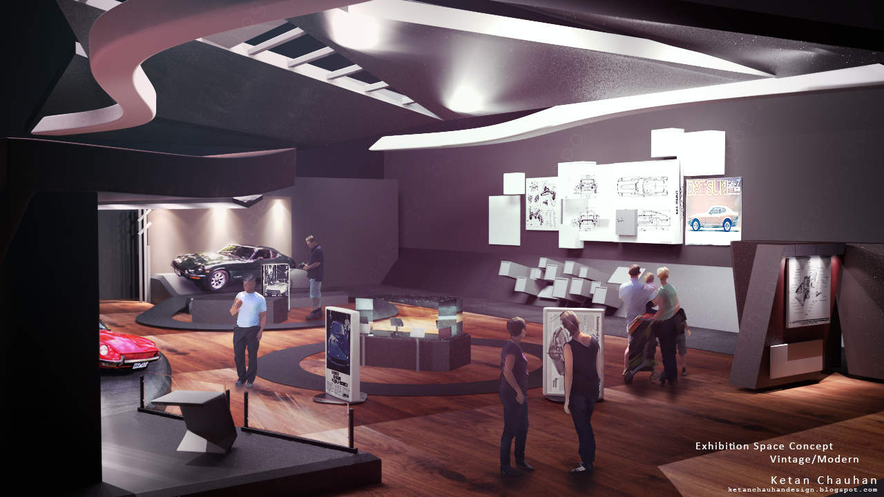 Exhibition Design Concept Vintage/Modern | Ketan Chauhan Design