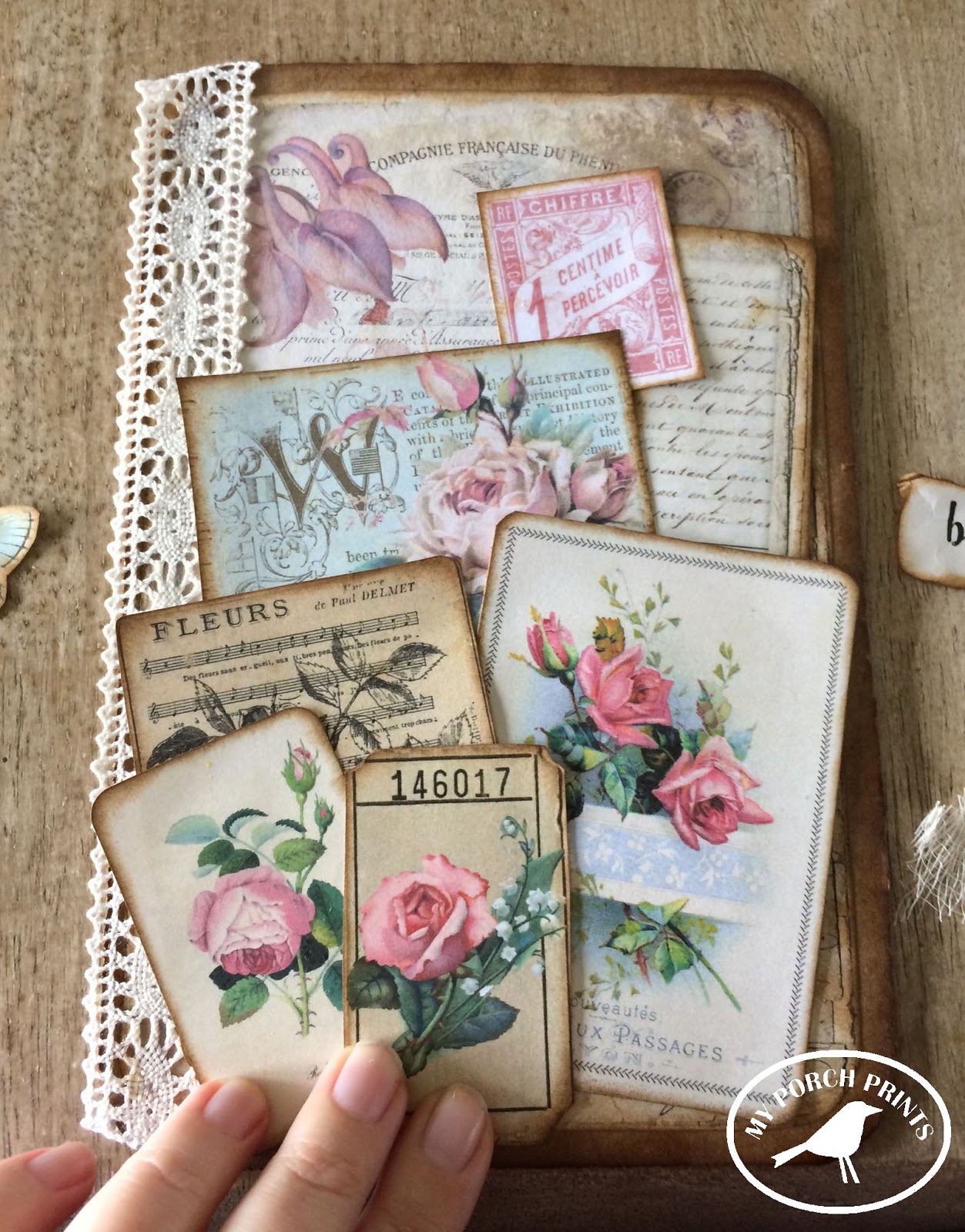 My Porch Prints: Layered Junk Journal Cover Tutorial