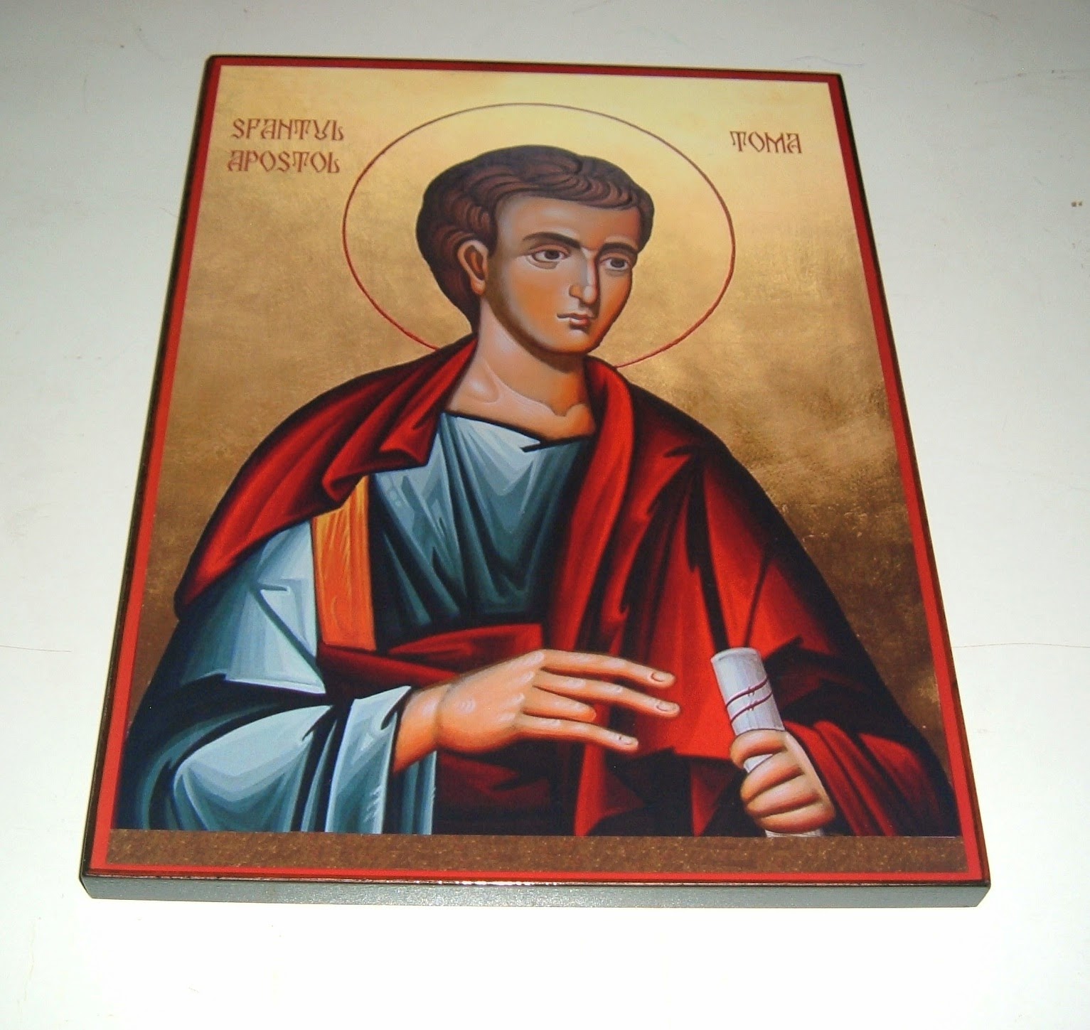 ramonashop-iconart2: Icoana Sf Apostol Toma-Comanda speciala