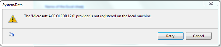 Mile High DBA: SSIS Error 'Microsoft.ACE.OLEDB.12.0' Provider Is Not ...