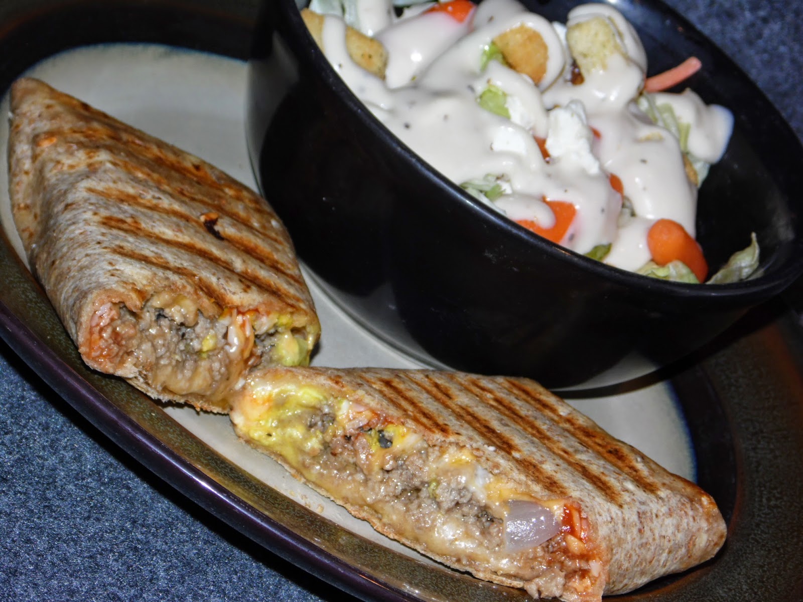 Into Lindsey's Life: Cheese Burger Burrito