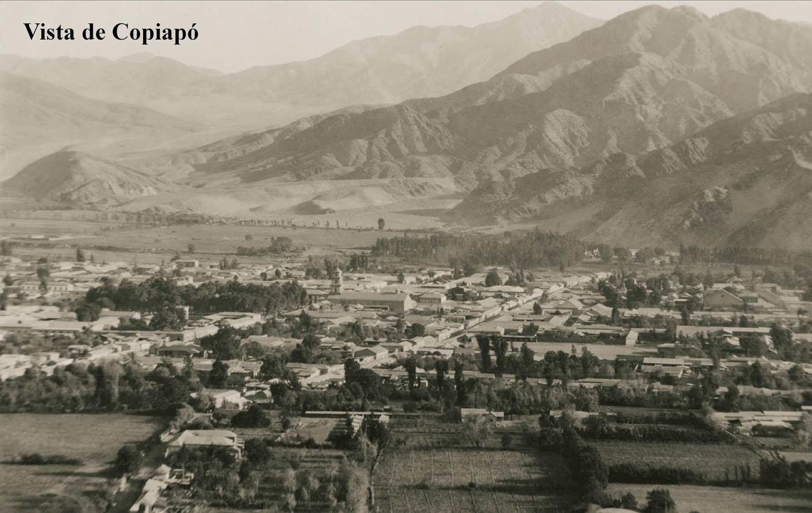 Imágenes de Chile del 1900: Copiapó