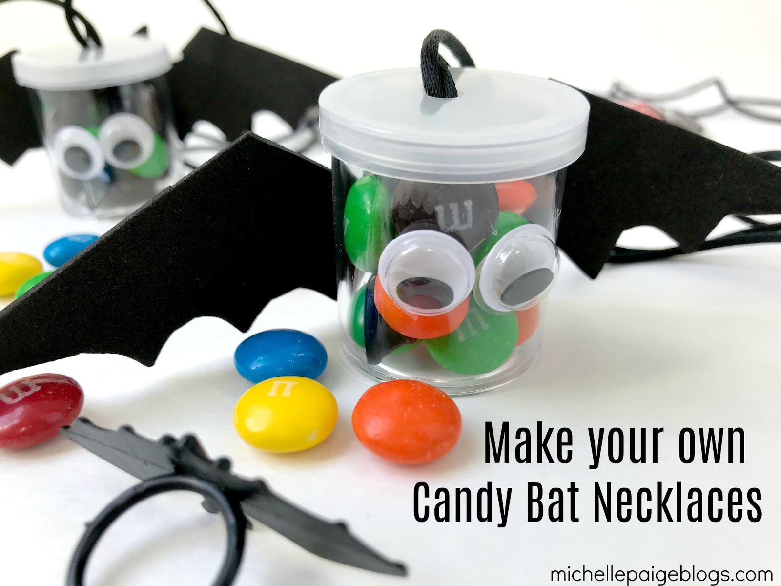 michelle paige blogs: Bat Candy Necklaces
