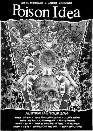 VINYL ONLY: POISON IDEA LIVE AND IAN MACKAYE 12"