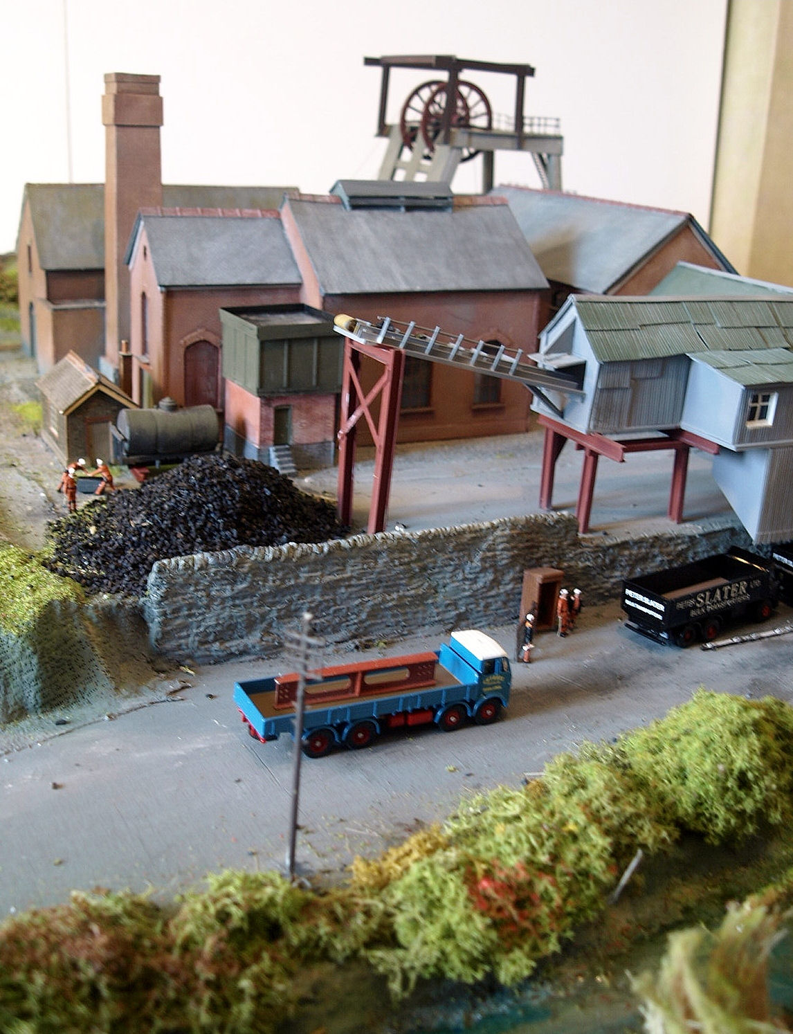 jans model buildings: Wood End Colliery Burnley