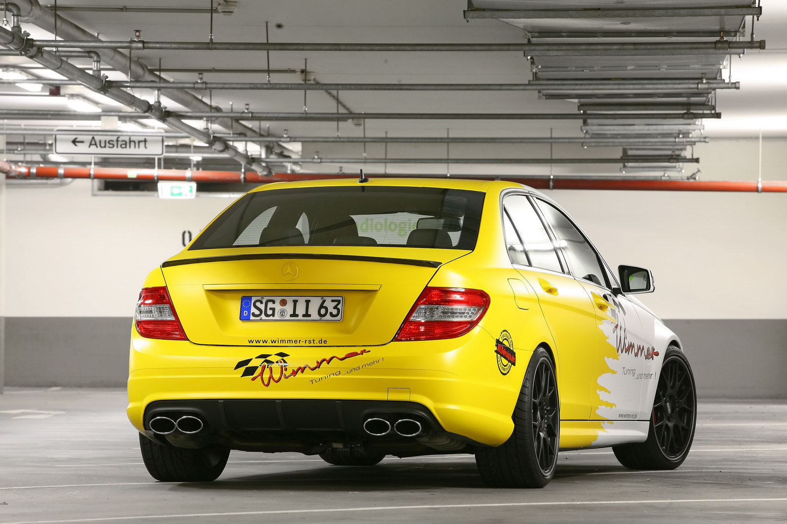 Wimmer RS released the first pictures Mercedes C63 AMG | Car Com