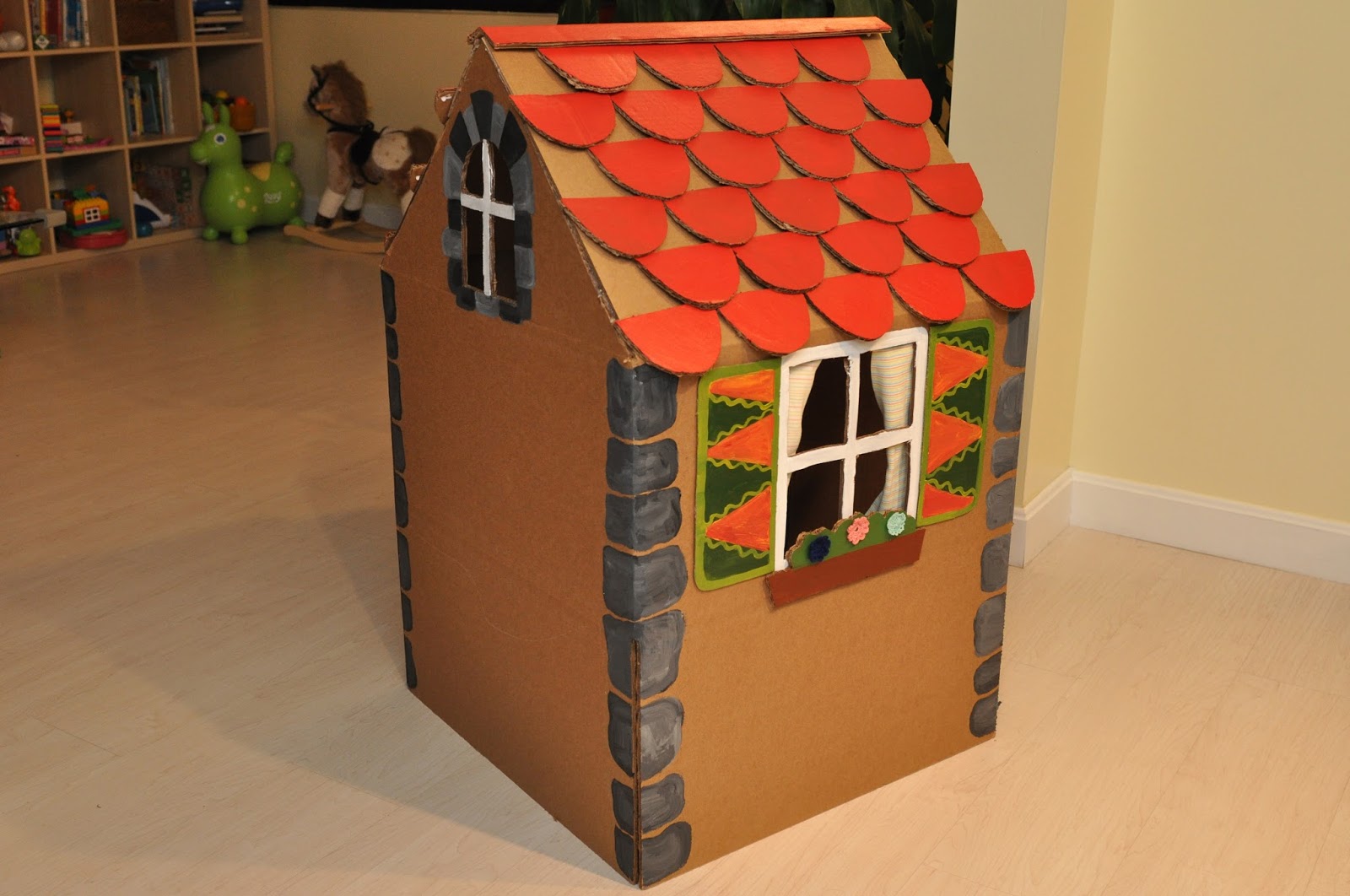 Creative Projects for Kids: Cardboard House