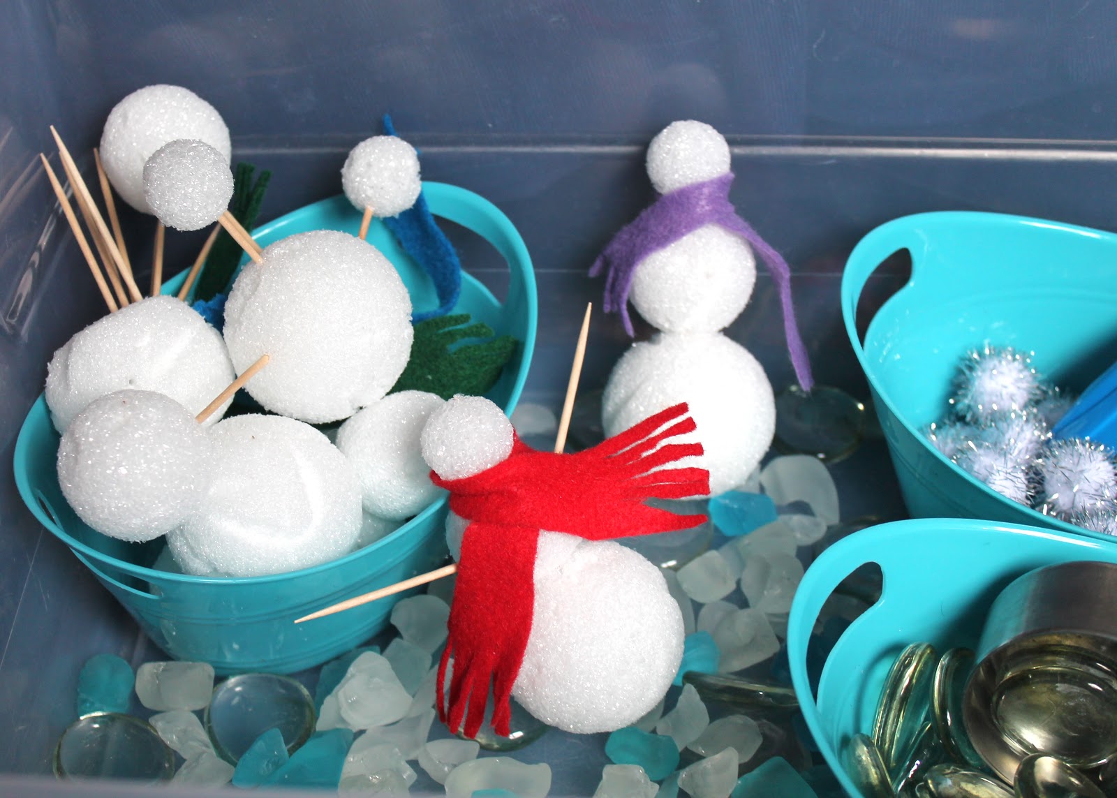 what's up at the white house: sensory bins - winter theme