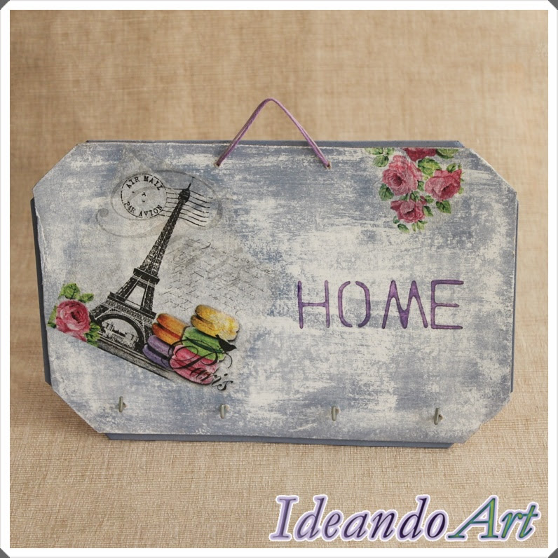 IdeandoArt: Cómo hacer un portallaves DIY reutilizando