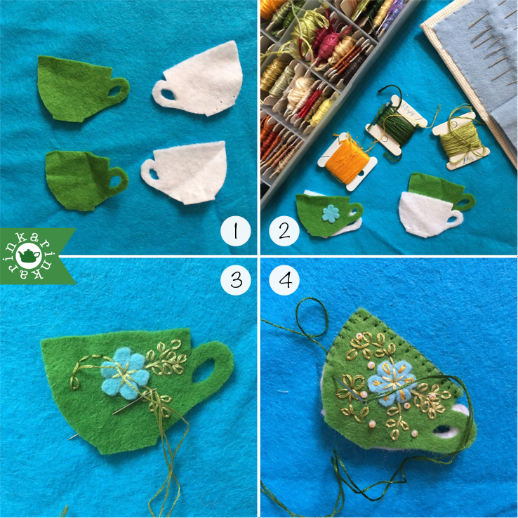 postcards from heidelberg: a mini felt tea cup tutorial