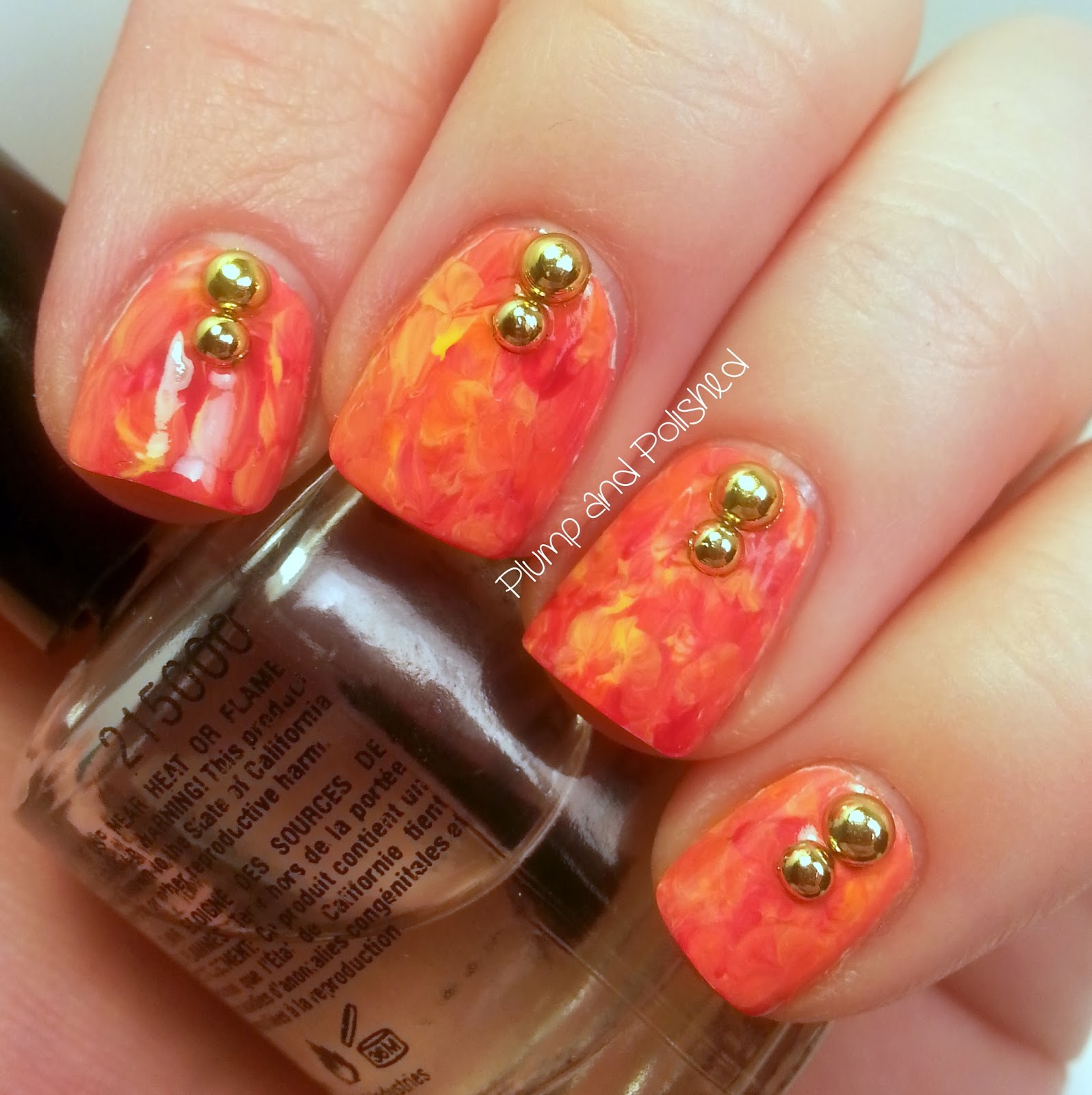 Plump and Polished: Falling for Nail Art: Harvest