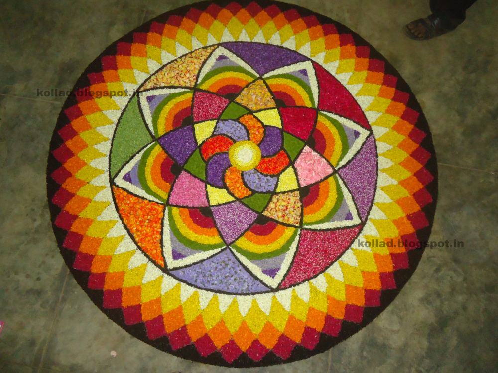 KOLLAD "The land of small things": Manorama-Vival ITC-onam pookalam ...