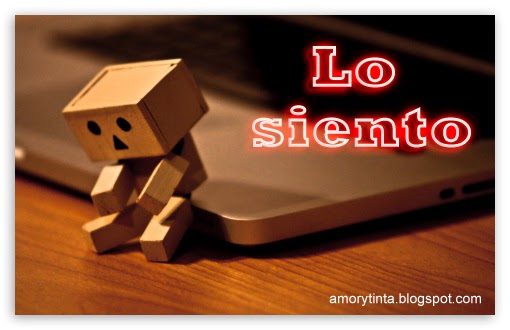 Amor y Tinta: Imagenes con la frase Lo Siento