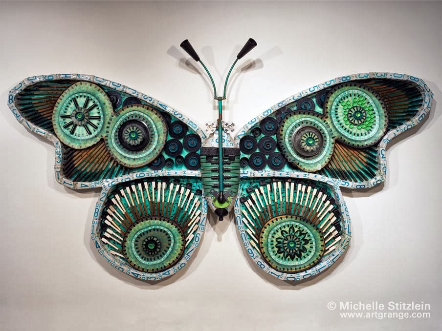 CREATIVE SPHERE: The Recycled Moth Collection