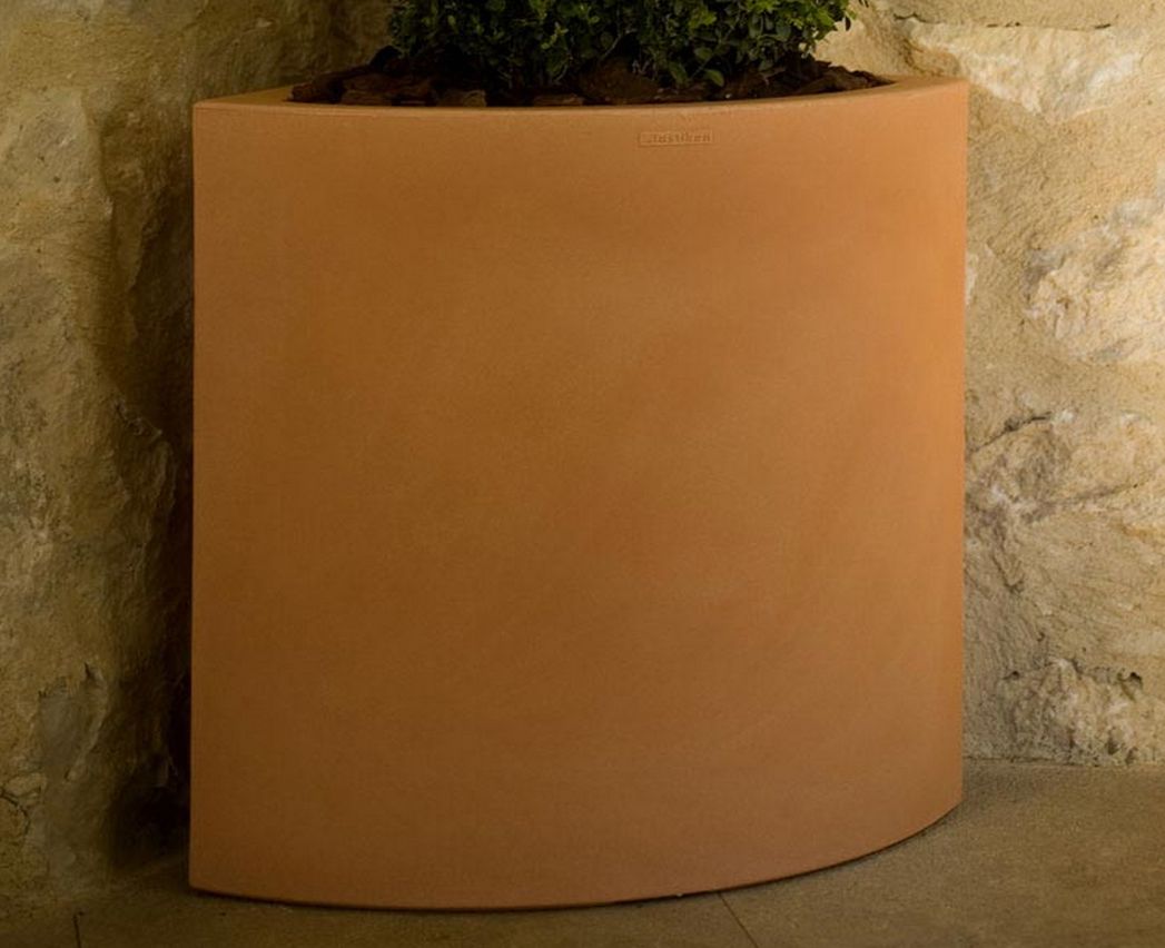 All about plants and planters: Half round and quarter round planters.