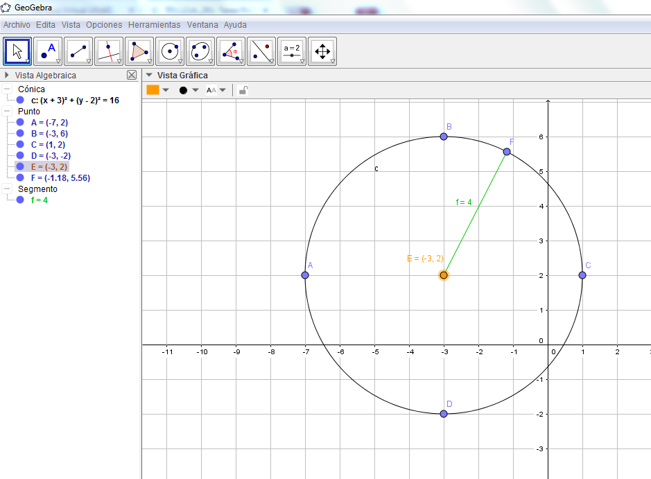 CÍRCULOS Y CIRCUNFERENCIAS: EJERCICIOS Y APLICACIONES DEL TEMA EN GEOGEBRA PASO A PASO
