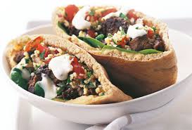 LAMB IN PITTA BREAD