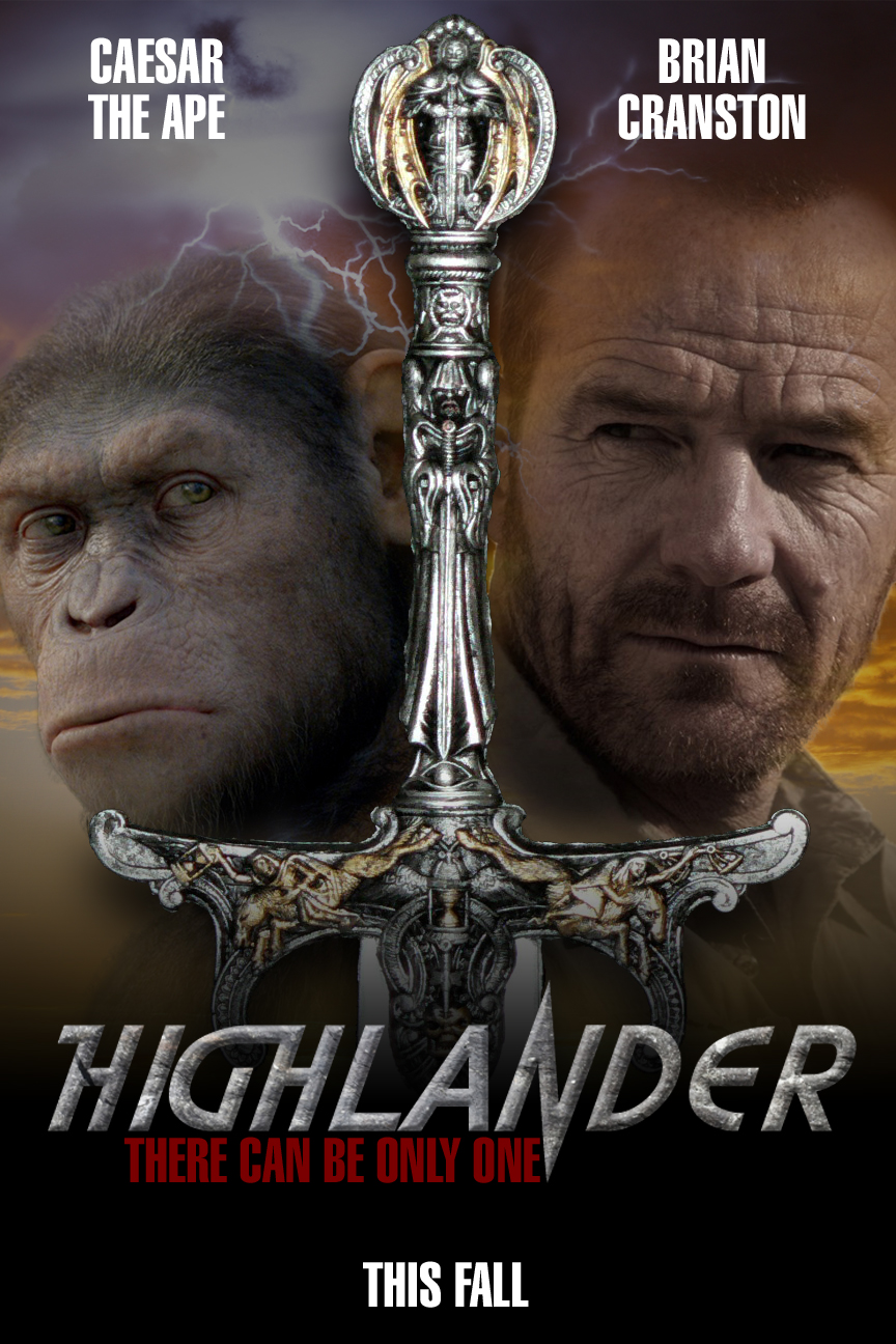 Caesar the ape in other movies: Brian Cranston as Ramirez.