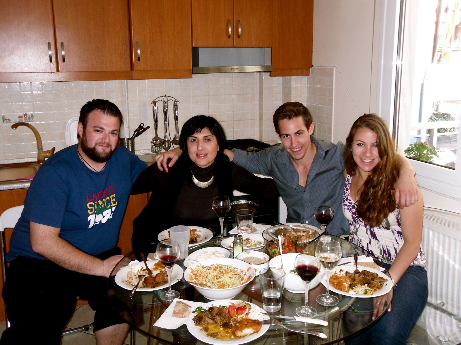 to travel, to explore, to love the world: host family dinner