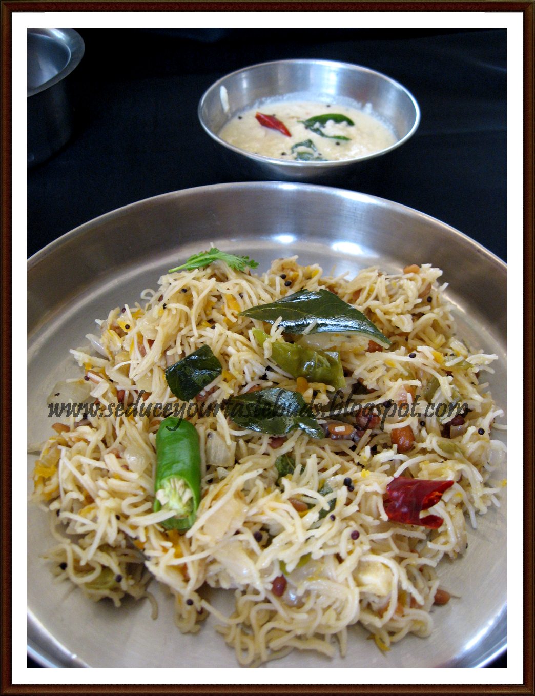 Thayir Semiya | Vermicelli in Seasoned Yogurt - Seduce Your Tastebuds...