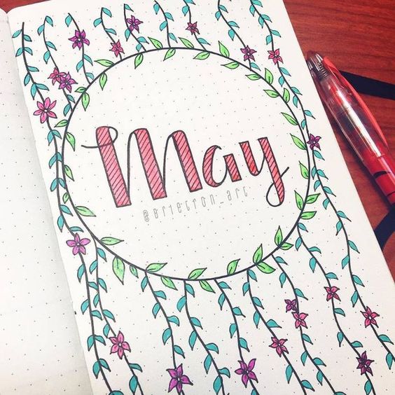 BULLET JOURNAL: 10 Capas de Maio para você se inspirar - BLOG ALINE RIBEIRO