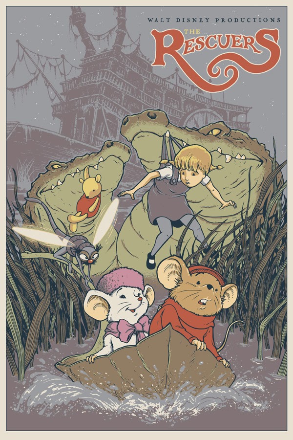David Petersen's Blog: Mondo Poster: The Rescuers