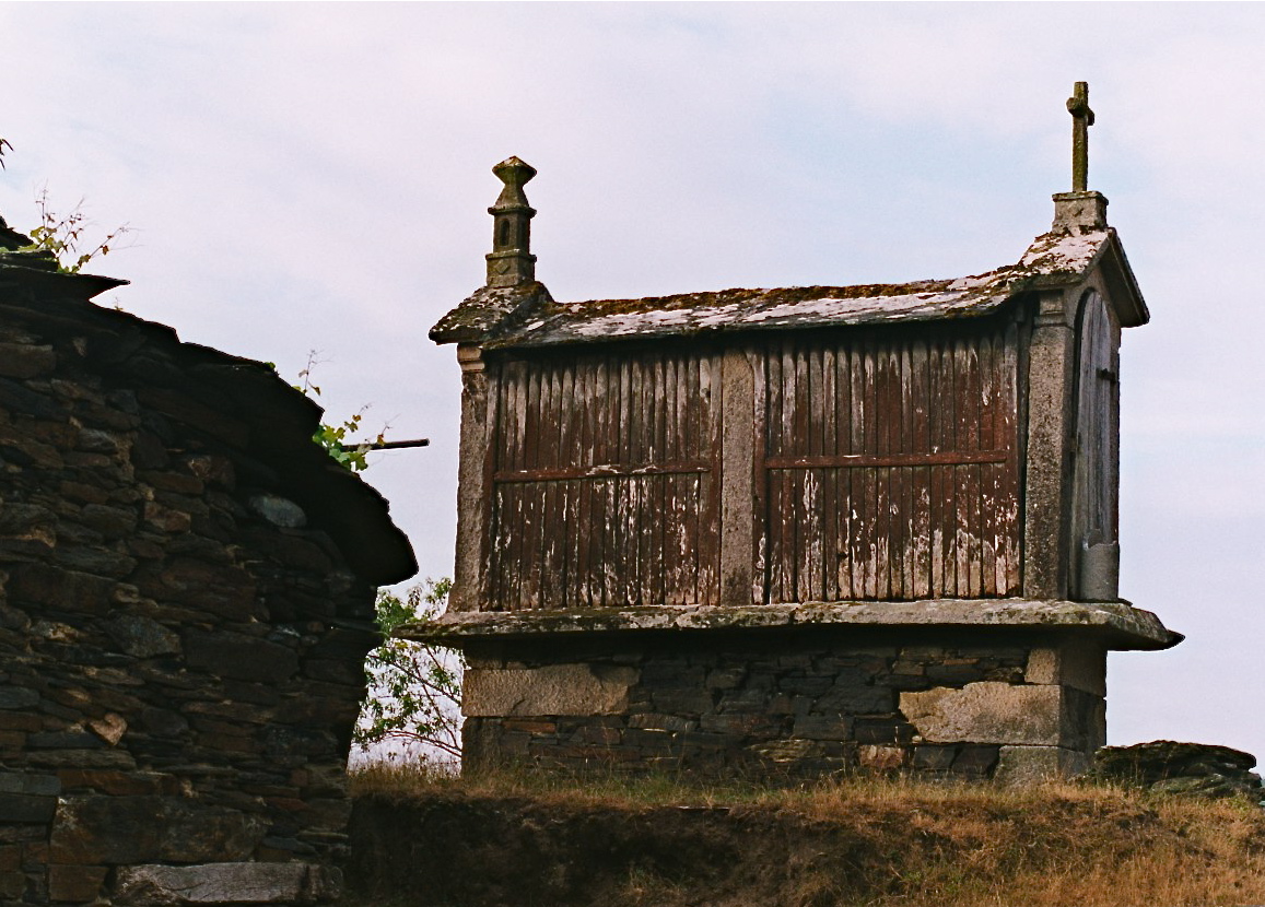 El Camino de Santiago desde Asturias: "Hórreo gallego"