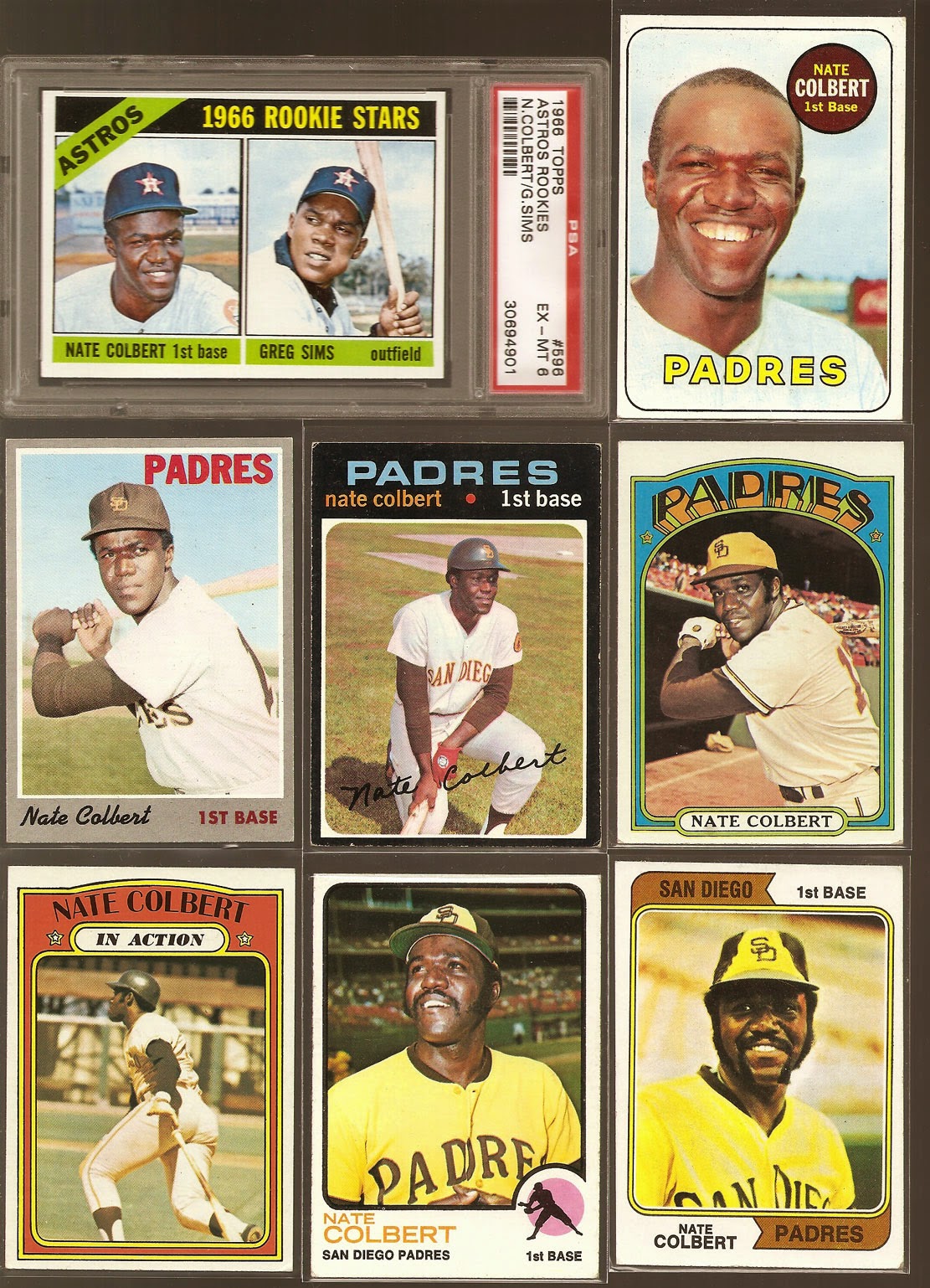 Baseball Card Breakdown: The Nate Colbert Report - Q1 2014