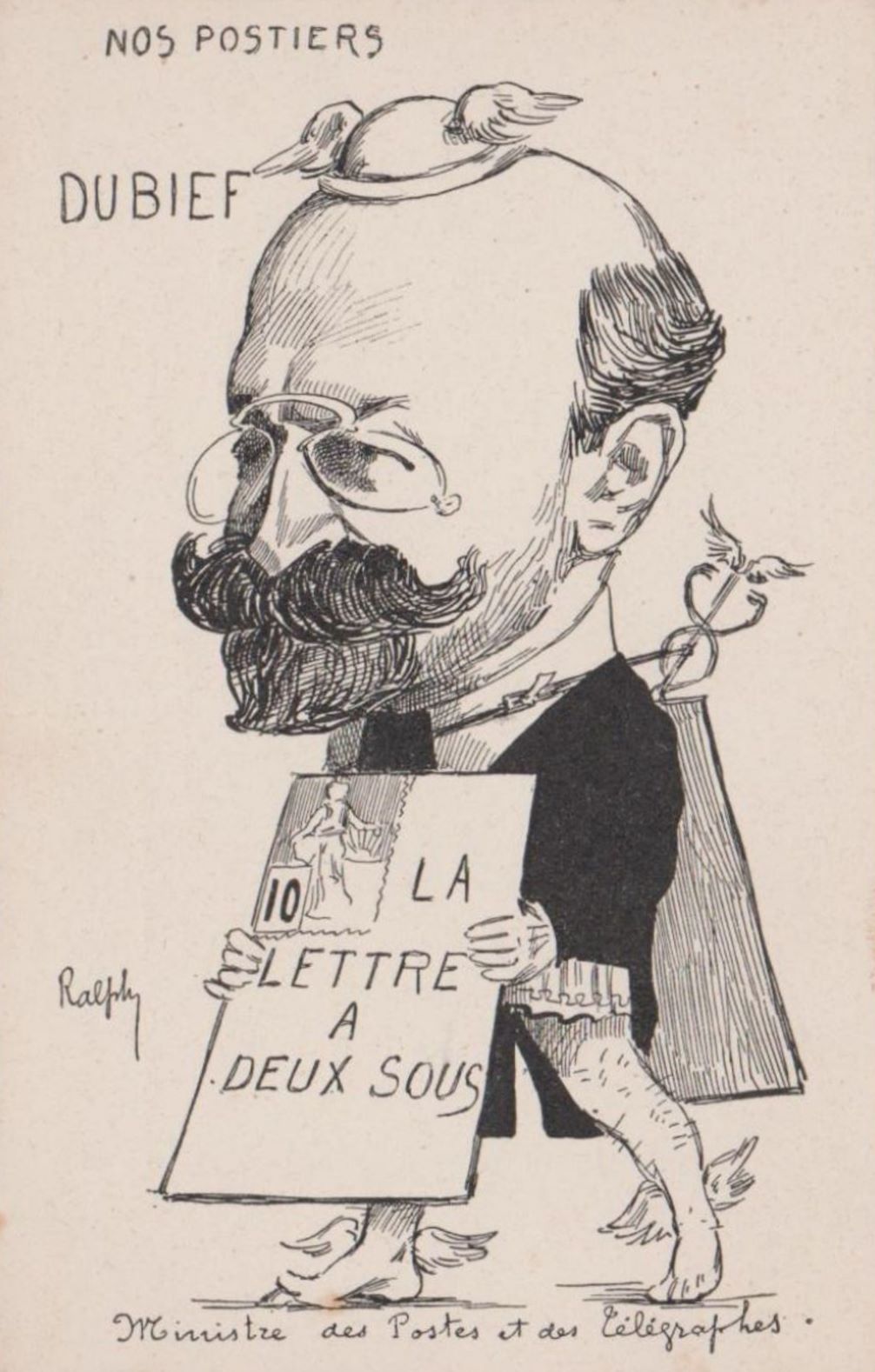 Blog philatélie: Dubief et la lettre à deux sous