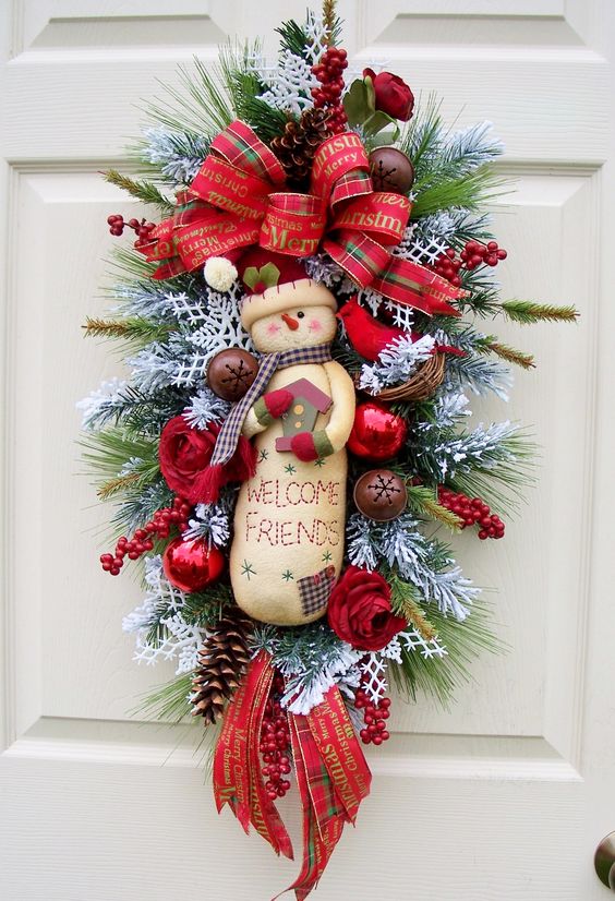 Aprende cómo decorar con moños navideños de listón ~ Belleza y Peinados