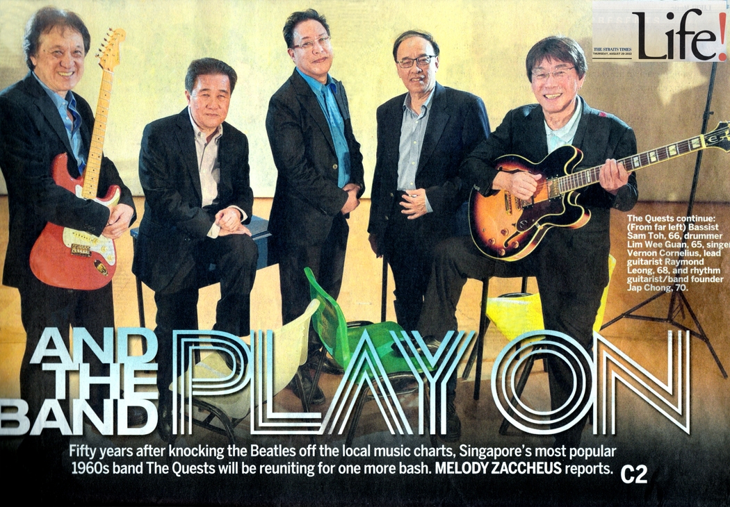 SINGAPORE 60's POP MUSIC HALL OF FAME: The Quest Band