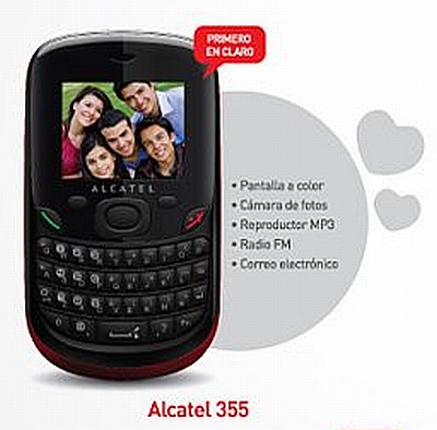 CLARO QUE TIENES MAS: Alcatel 355 en Claro