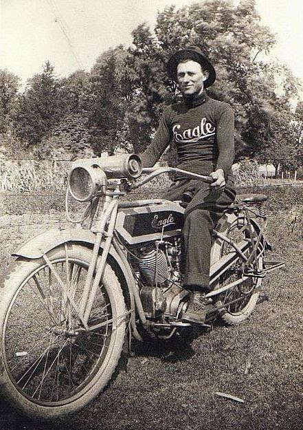 Fast is fast...: Eagle motorcycle.