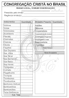 Ficha de Contagens para Ensaios Locais e Regionais - CCB