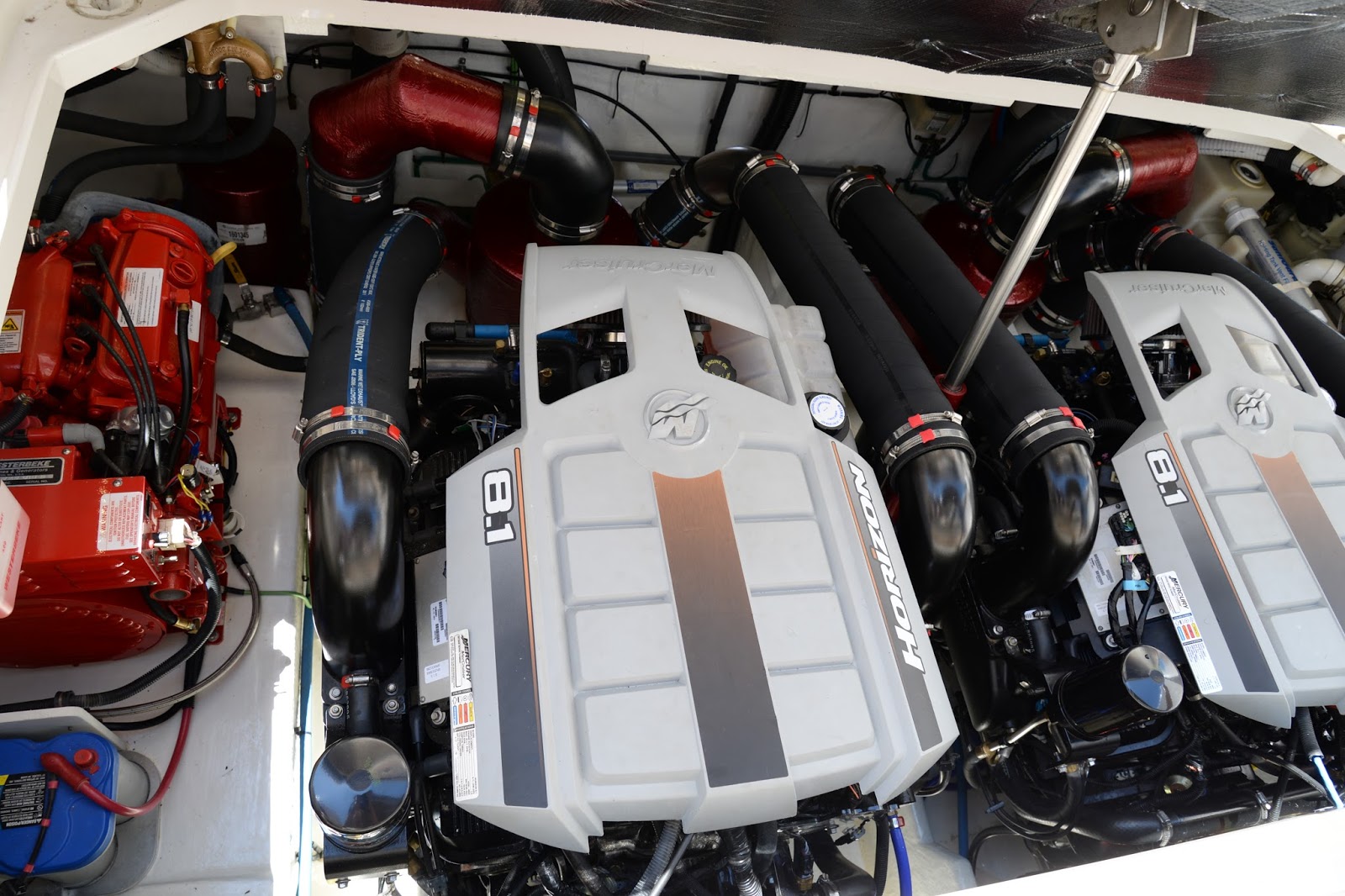 Sea Ray 340 Sundancer Restoration: Engine Room Pictures