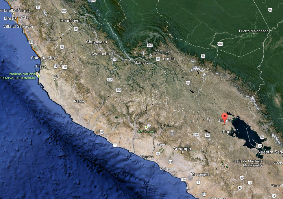 2013 Peru Construction Mission: Donde esta Juliaca, Peru?
