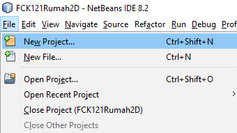 Membuat Rumah 2D dengan Netbeans
