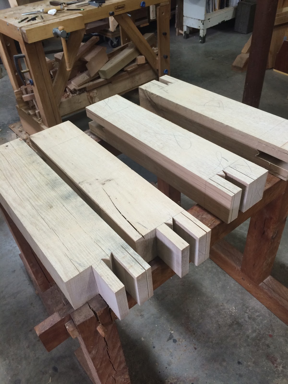 Timber Framing Saw Horses