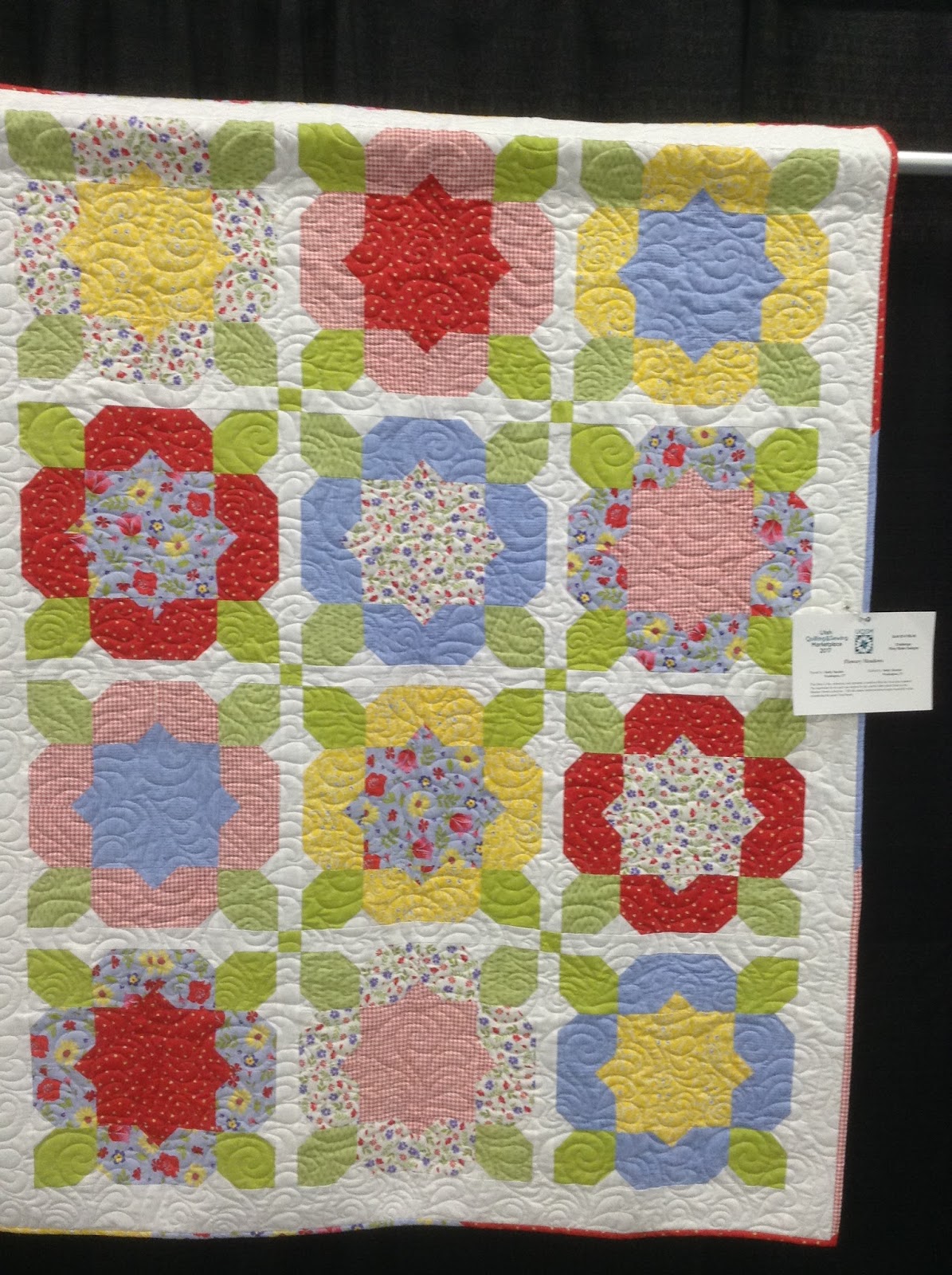 Timeless Traditions: Recent local quilt show.....