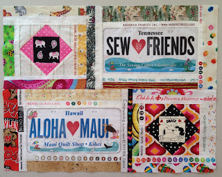 Susan's Quilt Creations: 2015 License Plate Quilt finished