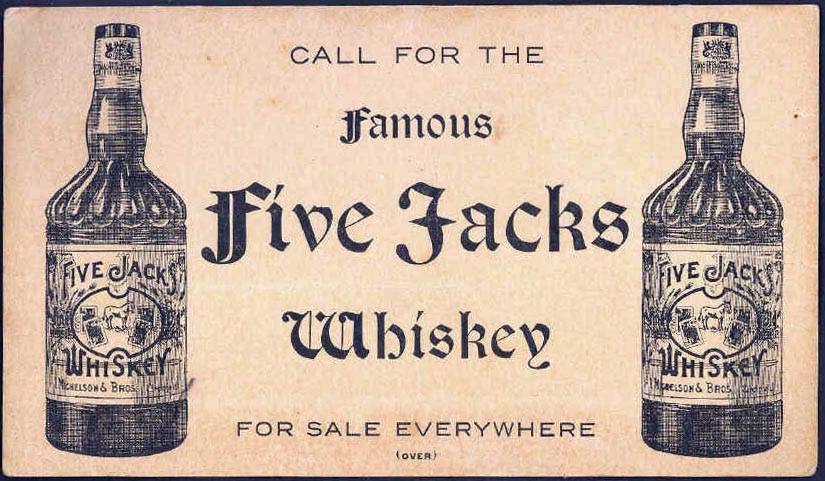 Those Pre-Pro Whiskey Men!: Five Jacks and Three Michelsons = A Winning ...
