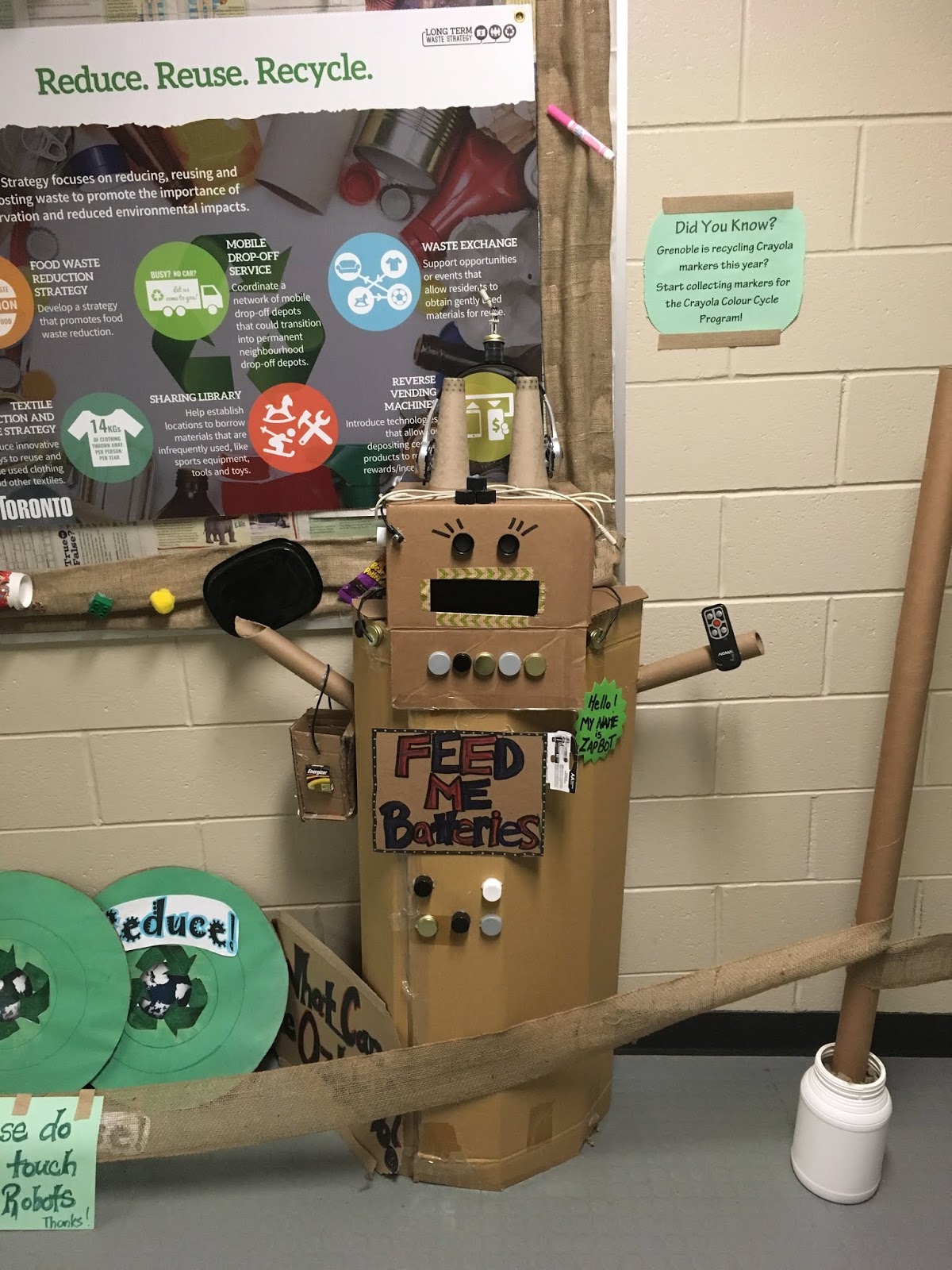 split complementary: Environmental Art Project!