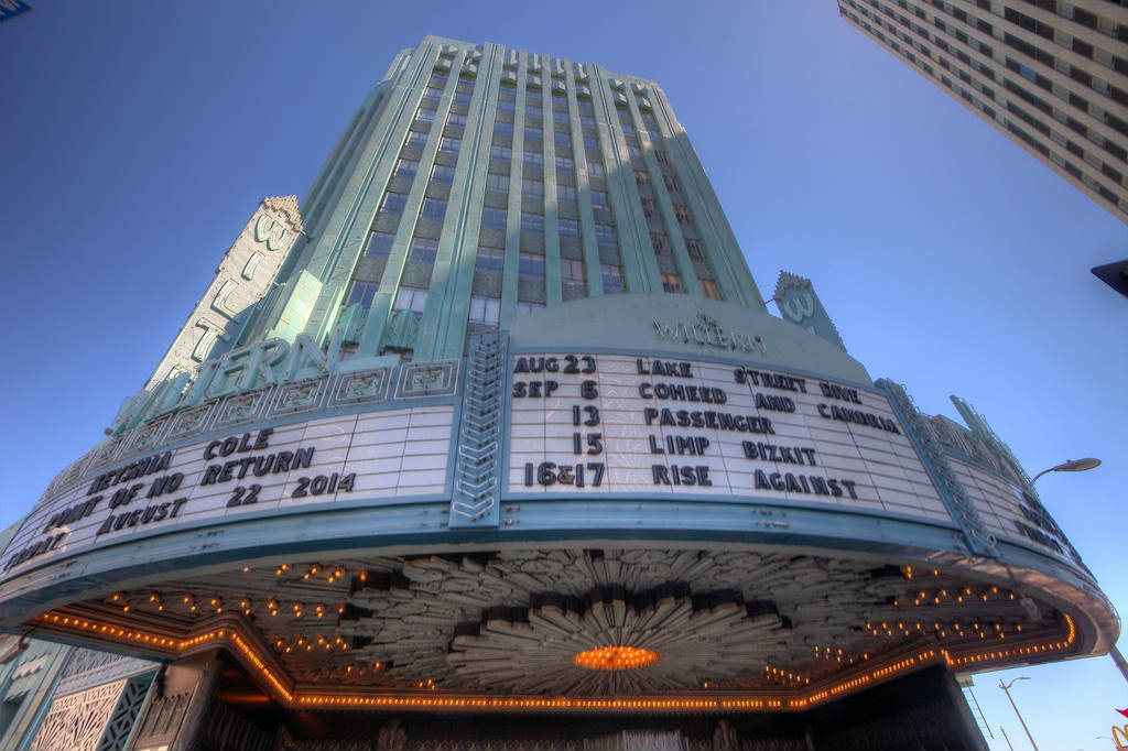 Los Angeles Theatres: Wiltern Theatre: history + exterior views