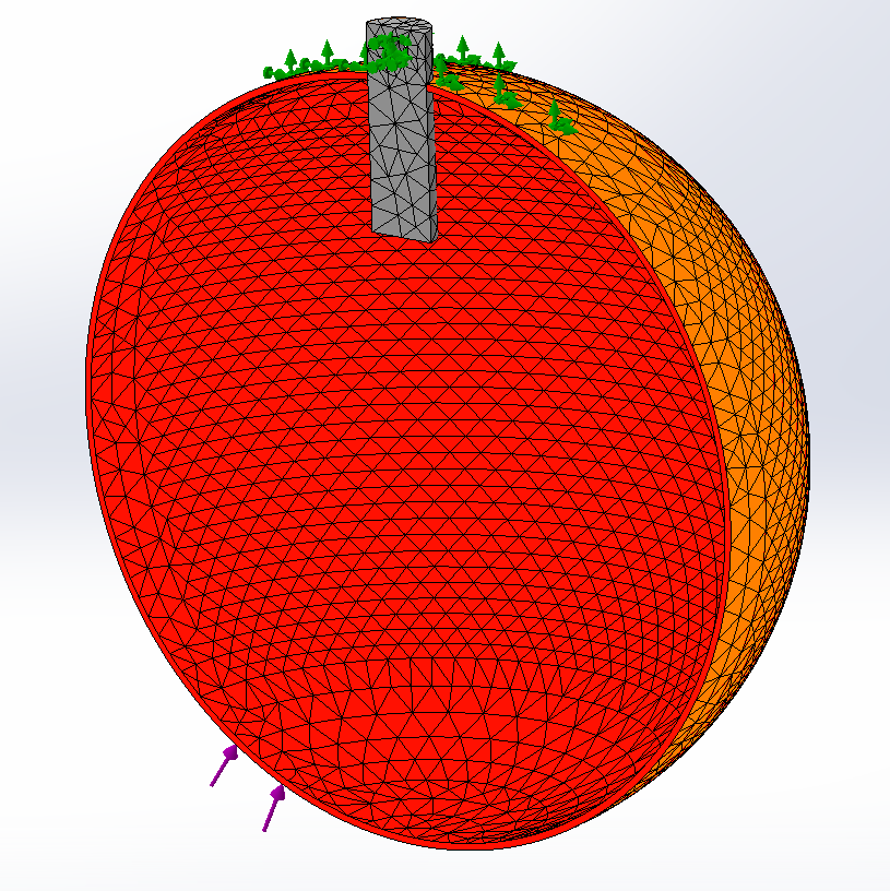 TMS CADCentre - SOLIDWORKS in Scotland: Using a Shell Mesh with Thin ...