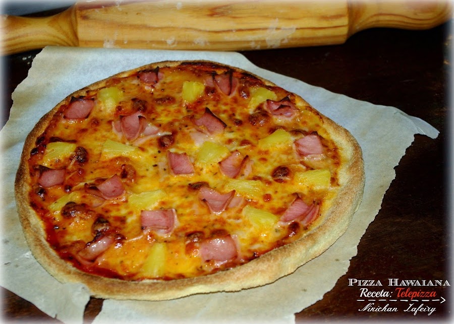 Pizza Hawaiana receta Telepizza | Cocina