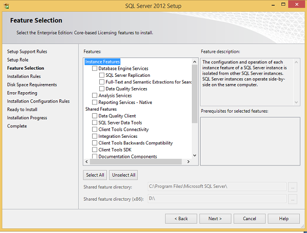 MS SQL Server Installation | Microsoft Online Guide